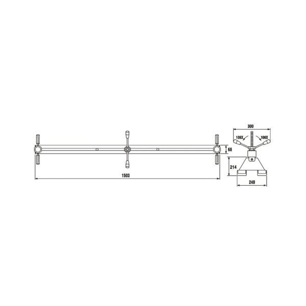 TRANSVERSE ENGINE SUPPORT (500KG.)|