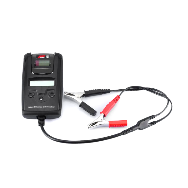 Digital battery tester with printer|