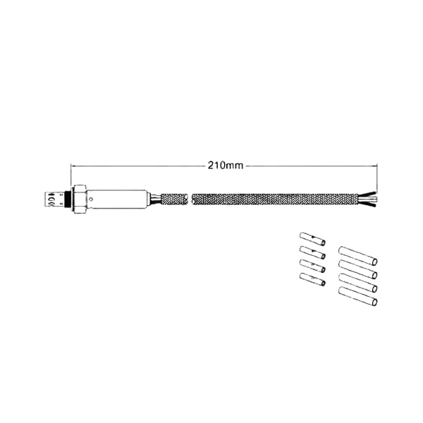 O2 SENSOR – 4-WIRE TITANIA 12mm UNIVERSAL|