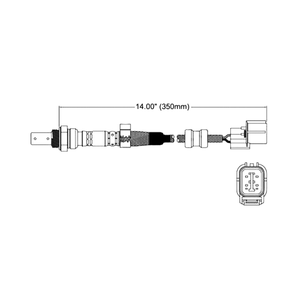 O2 SENSOR – 4-WIRE AIR FUEL RATIO SENSOR FOR HONDA K20a|